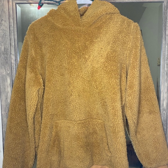 Jackets & Coats | Fuzzy Brown Hoodie | Poshmark